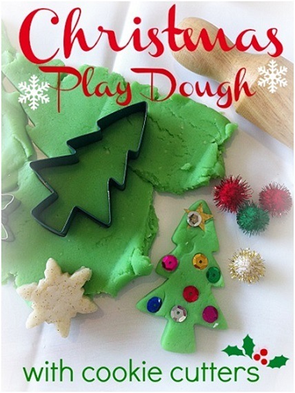 31 Play Dough Christmas Crafts for kids