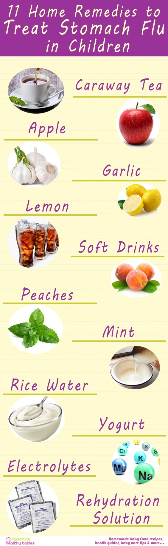 11 Home Remedies To Treat Stomach Flu In Children